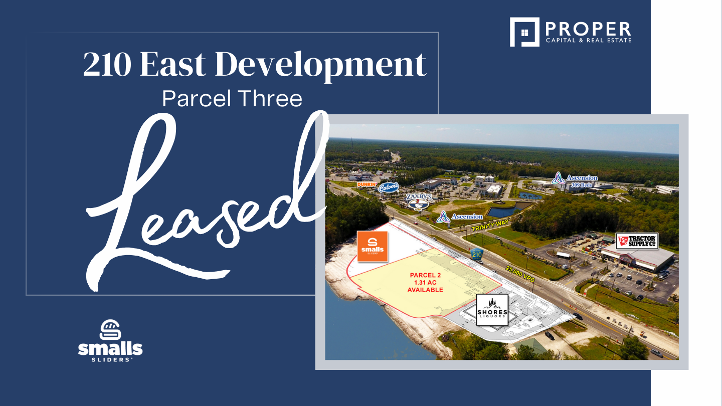 Proper CRE Leases Parcel 3 at 210 East to Smalls Sliders | Proper ...
